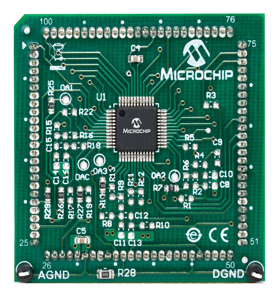 MA330050-1 - Microchip - Evaluation Board, dsPIC33CK64MP105 MCU Plug-In ...