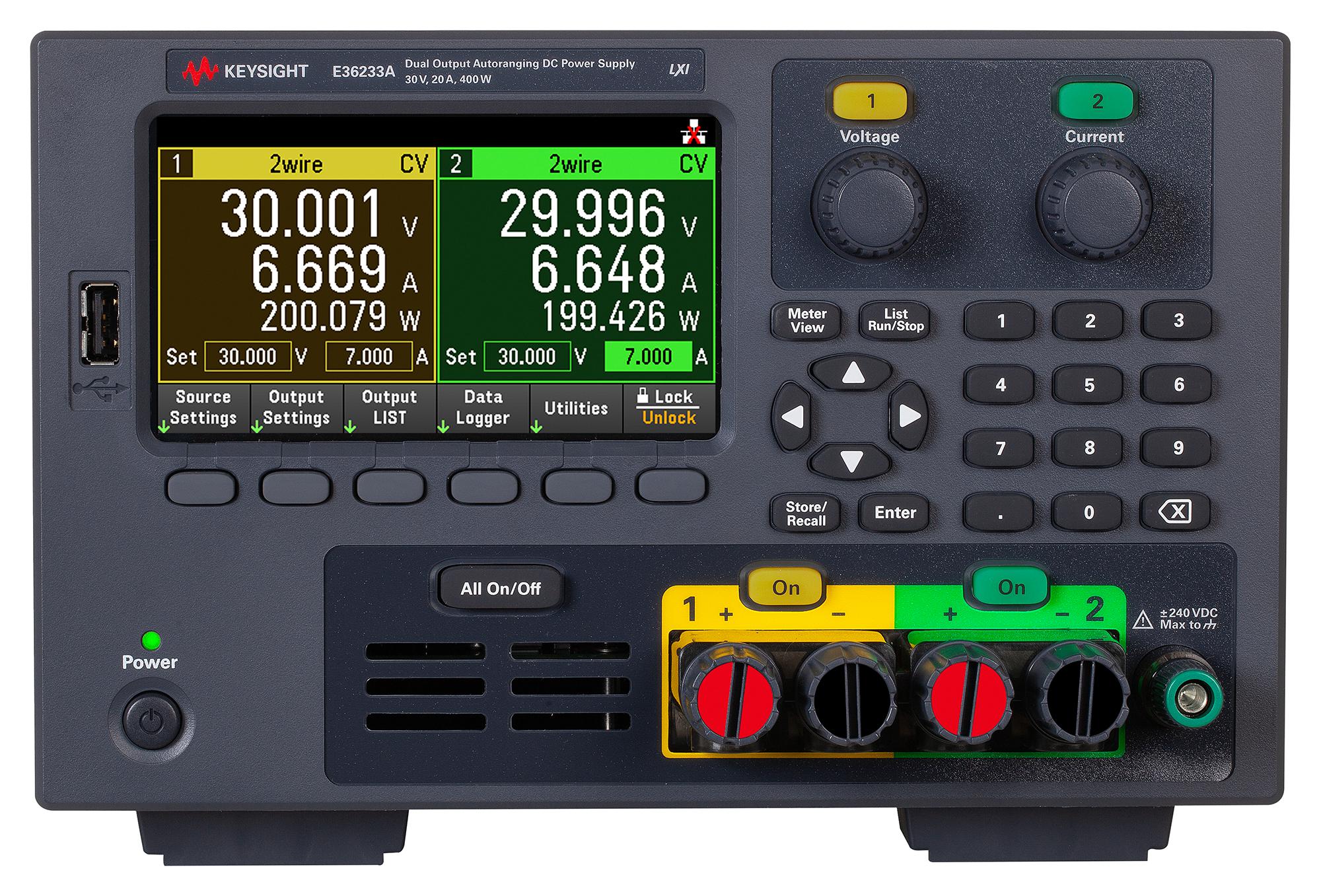 E36233A - Keysight Technologies - Bench Power Supply, Programmable, 2 ... E36233A - Keysight Technologies - Bench Power Supply, Programmable, 2 ...