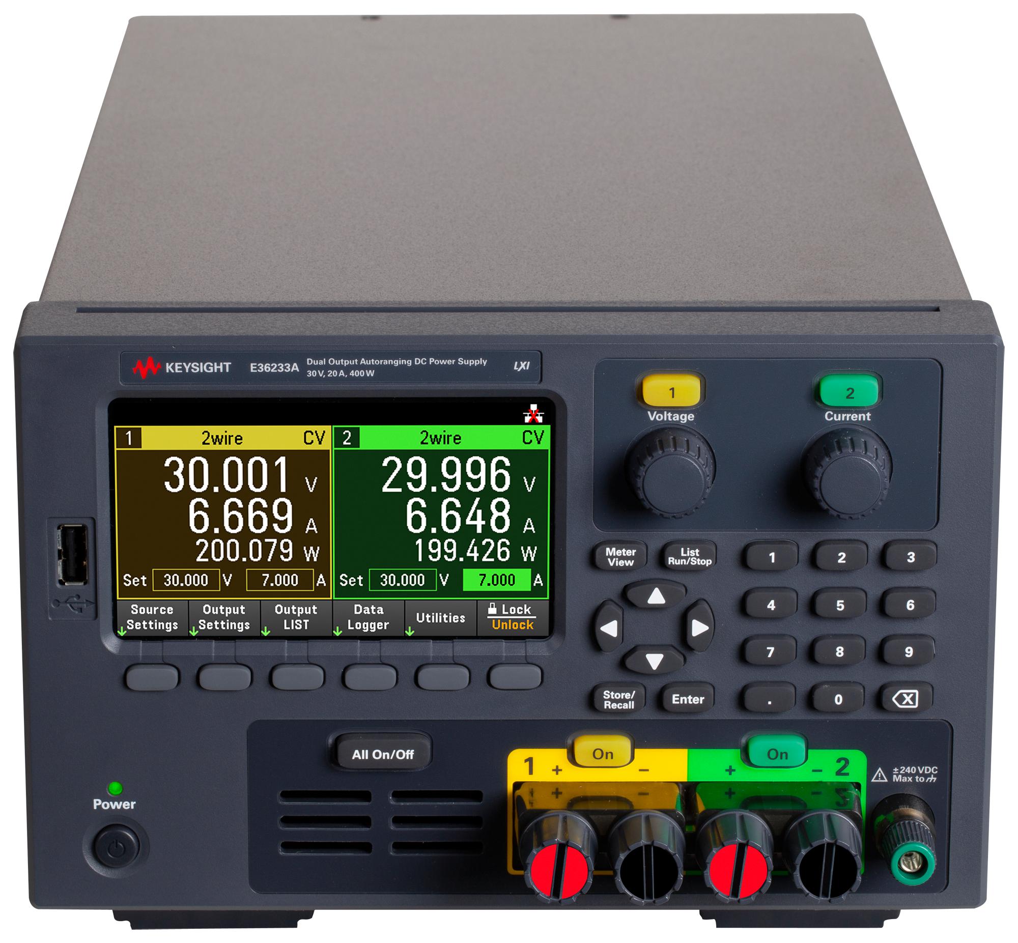 E36233A - Keysight Technologies - Bench Power Supply, Programmable, 2 ... E36233A - Keysight Technologies - Bench Power Supply, Programmable, 2 ...