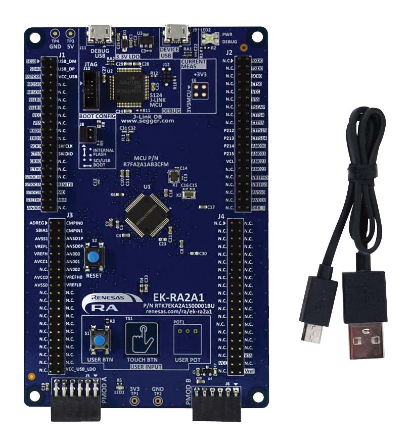 RTK7EKA2A1S00001BU - Renesas - Evaluation Kit, RA Family RA2A1 Group 32 ...