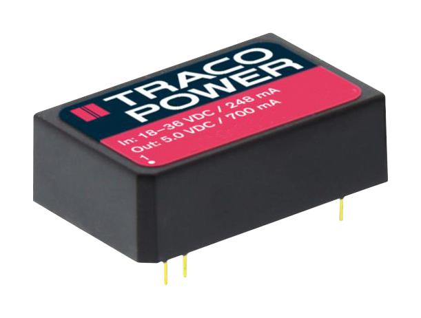 TRI 3-0511 - Traco Power - Isolated Through Hole DC/DC Converter, ITE, 2:1 | element14 Korea