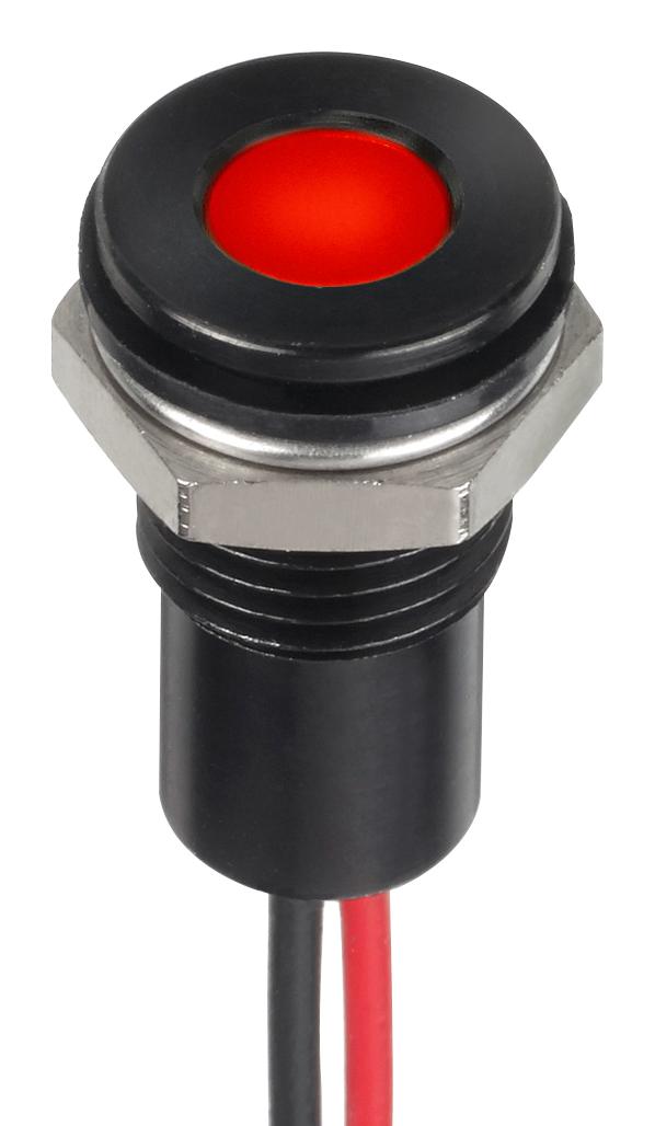 Q6F5BXXHR24E - Apem - LED Panel Mount Indicator, Red, 24 VDC | element14 Korea
