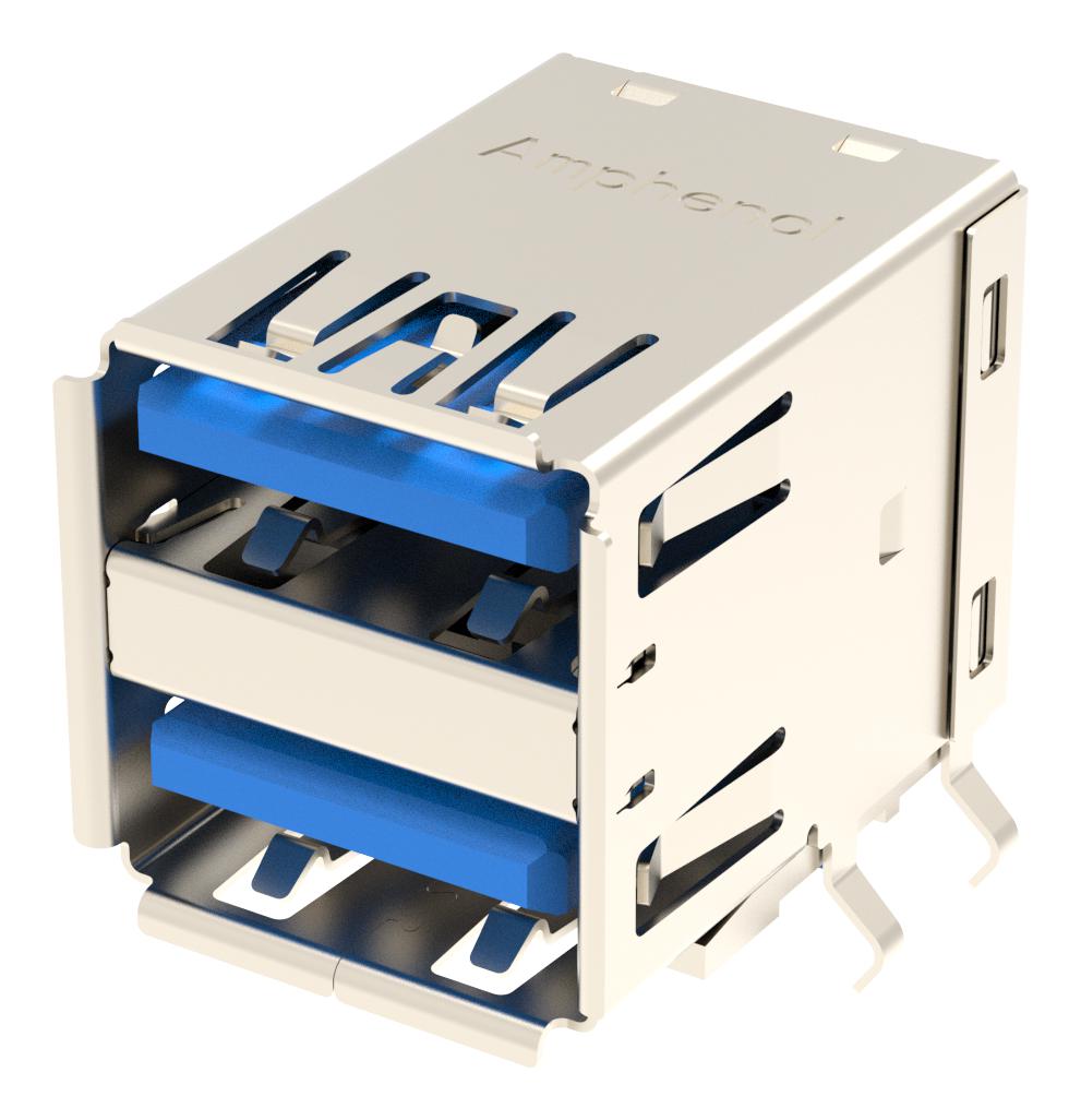 GSB4112312HR - Amphenol Communications Solutions - USB Stacked ...
