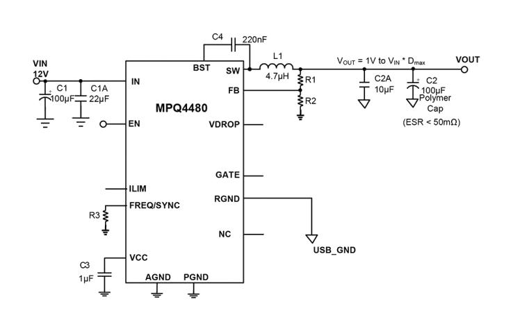MPQ4480GV-AEC1-Z - Monolithic Power Systems (mps) - DC-DC Switching Synchronous Buck Regulator ...