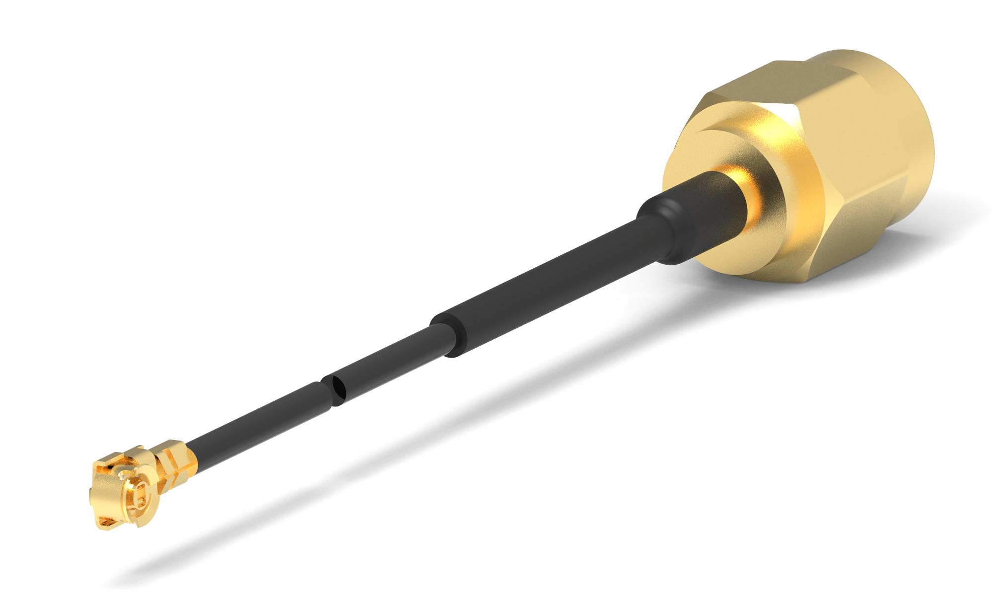 2032439-1 - Te Connectivity - RF / Coaxial Cable Assembly, 90° UMCC ...