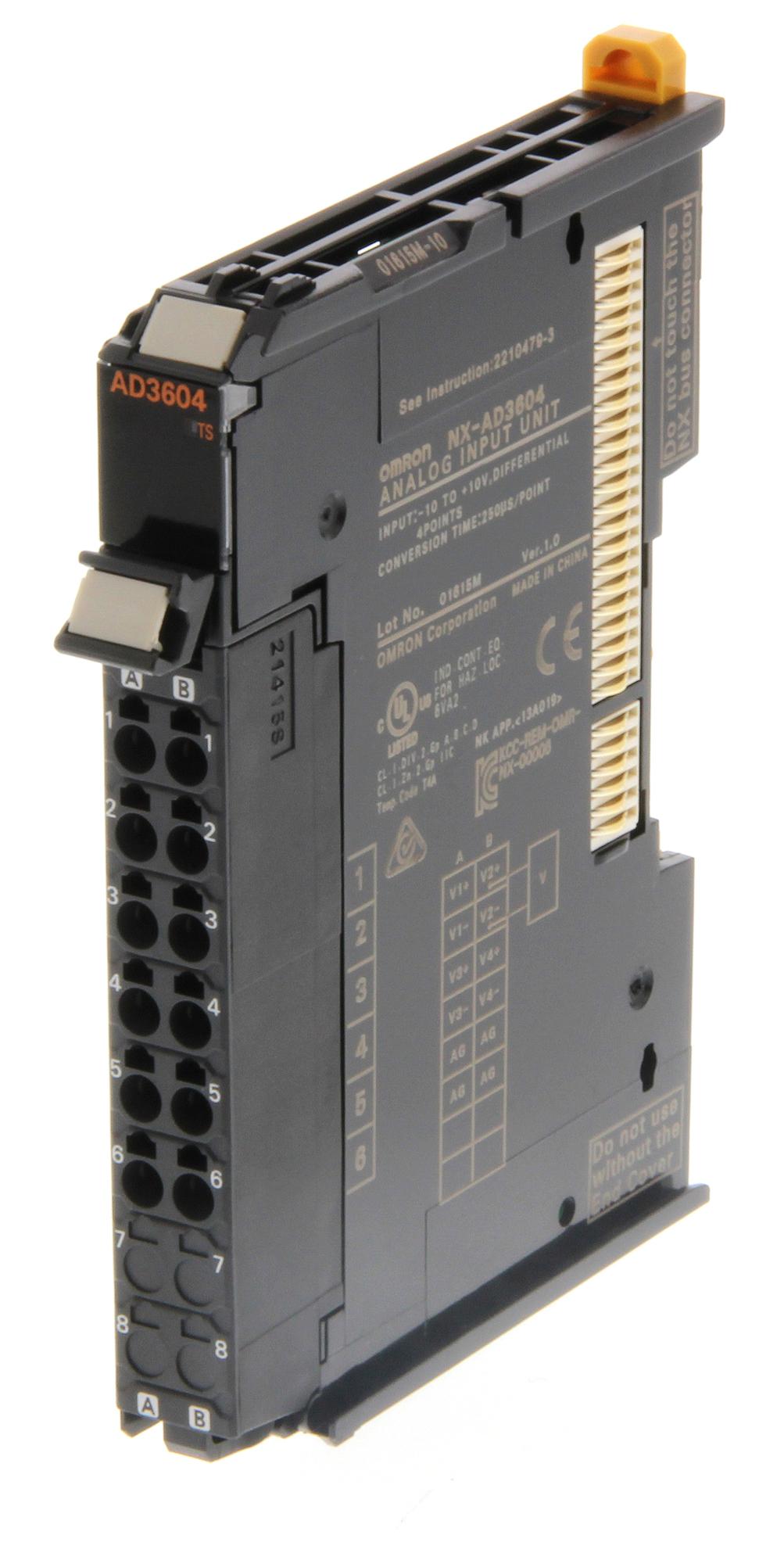 NX-AD3604 - Omron Industrial Automation - Analog Input Module, NX Series, 4 Input | element14 Korea