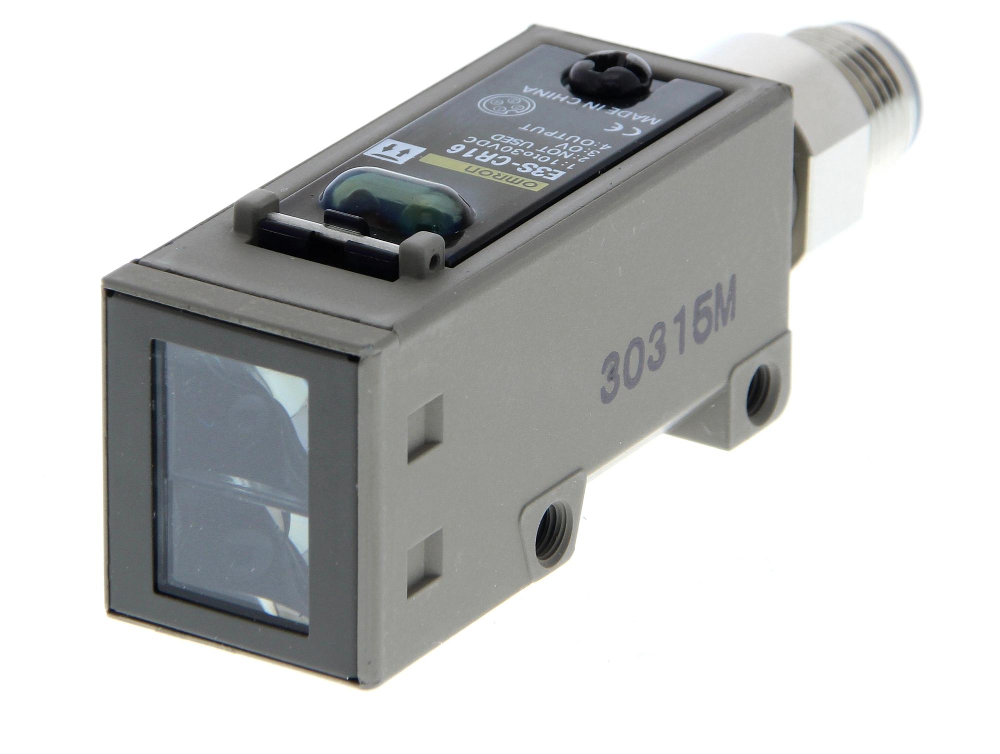 E3S-CR16 - Omron Industrial Automation - Photoelectric Sensor, 3 m, NPN ...