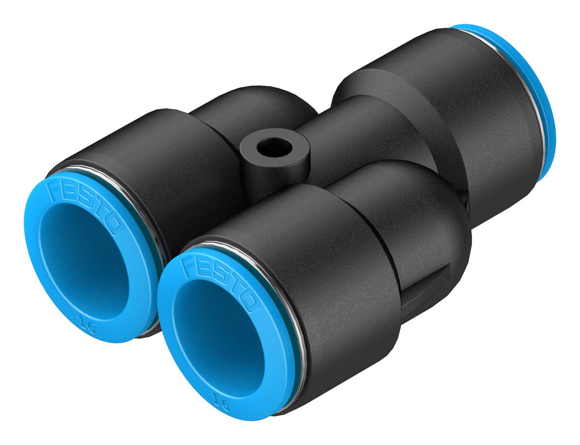 QSY-16 - Festo - Pneumatic Fitting, Push-In Y-Fitting, 14 bar | element14 Korea
