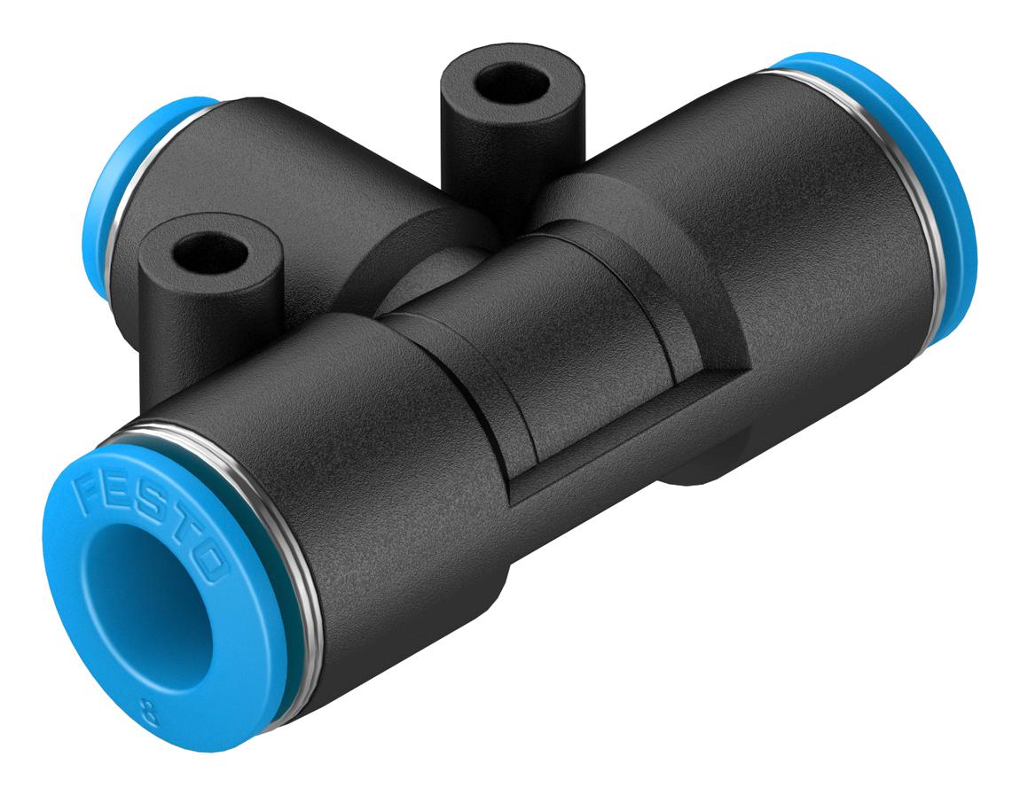QST-8-4 - Festo - Pneumatic Fitting, Push-In T-Fitting, 14 bar | element14 Korea