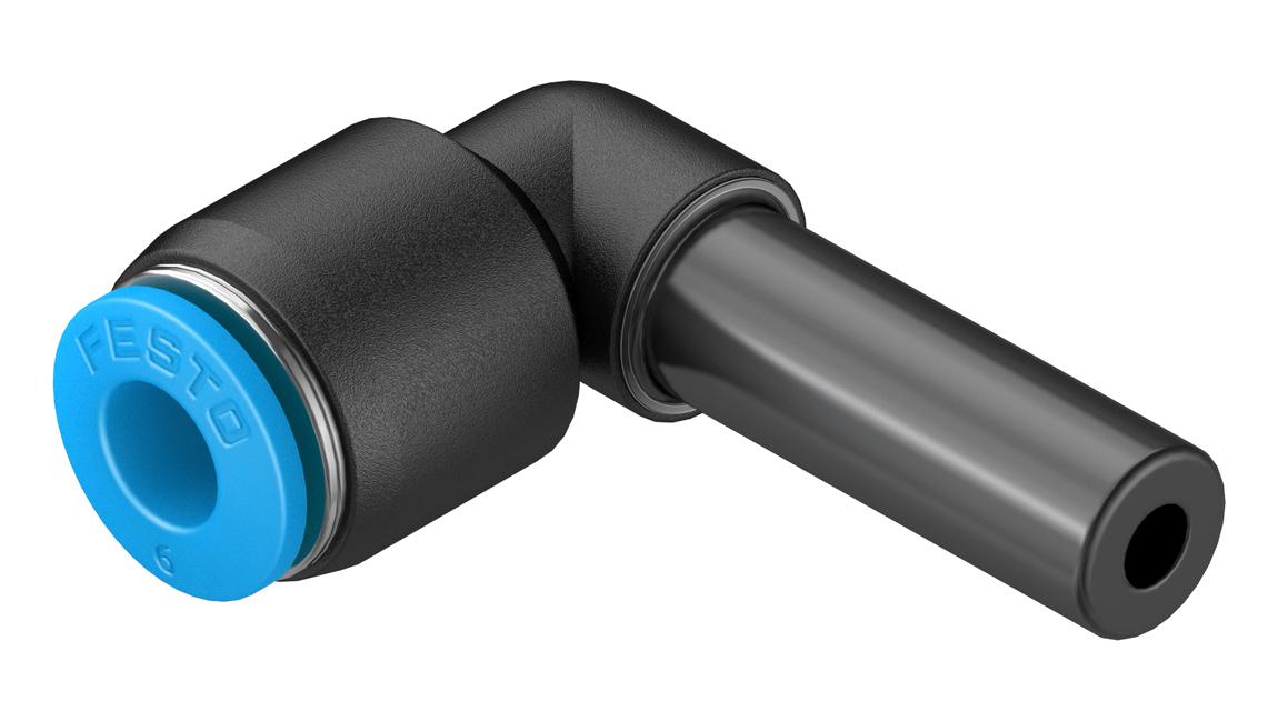 QSL-8H-6 - Festo - Pneumatic Fitting, Push-In L-Fitting, 14 bar | element14 Korea