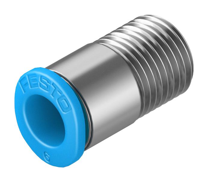 153318 - Festo - Pneumatic Fitting, Push-In Fitting, R1/8 | element14 Korea