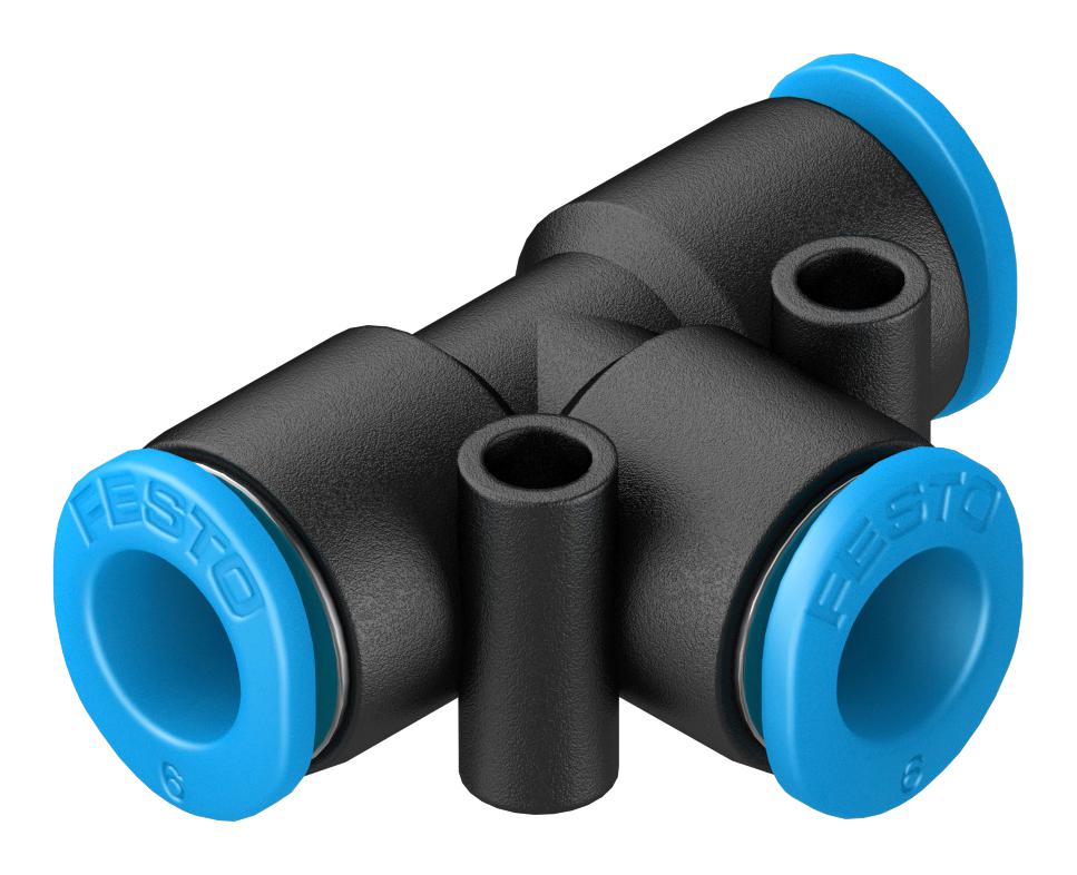 153367 - Festo - Pneumatic Fitting, Push-In T-Fitting, 14 bar | element14 Korea