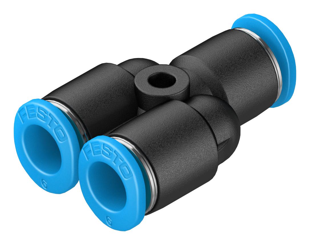 153372 - Festo - Pneumatic Fitting, Push-In Y-Fitting, 14 bar | element14 Korea