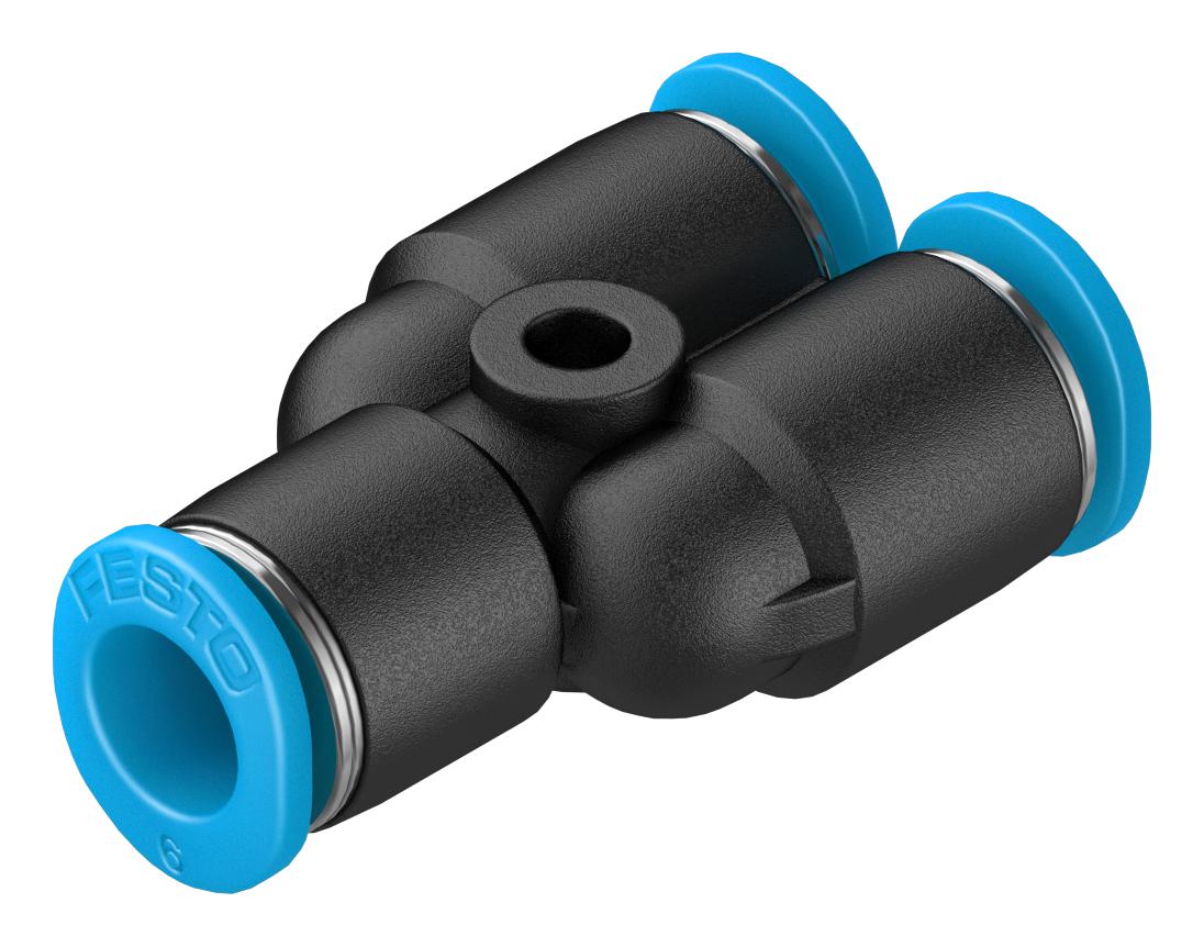 153372 - Festo - Pneumatic Fitting, Push-In Y-Fitting, 14 bar | element14 Korea