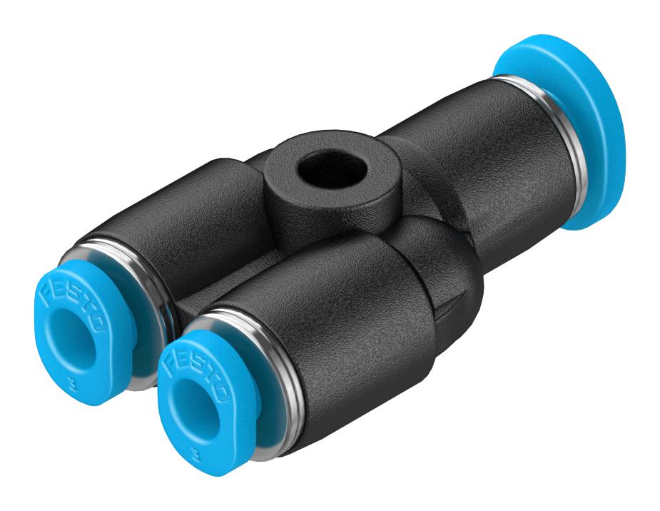 153373 - Festo - Pneumatic Fitting, Push-In Y-Fitting, 14 bar | element14 Korea