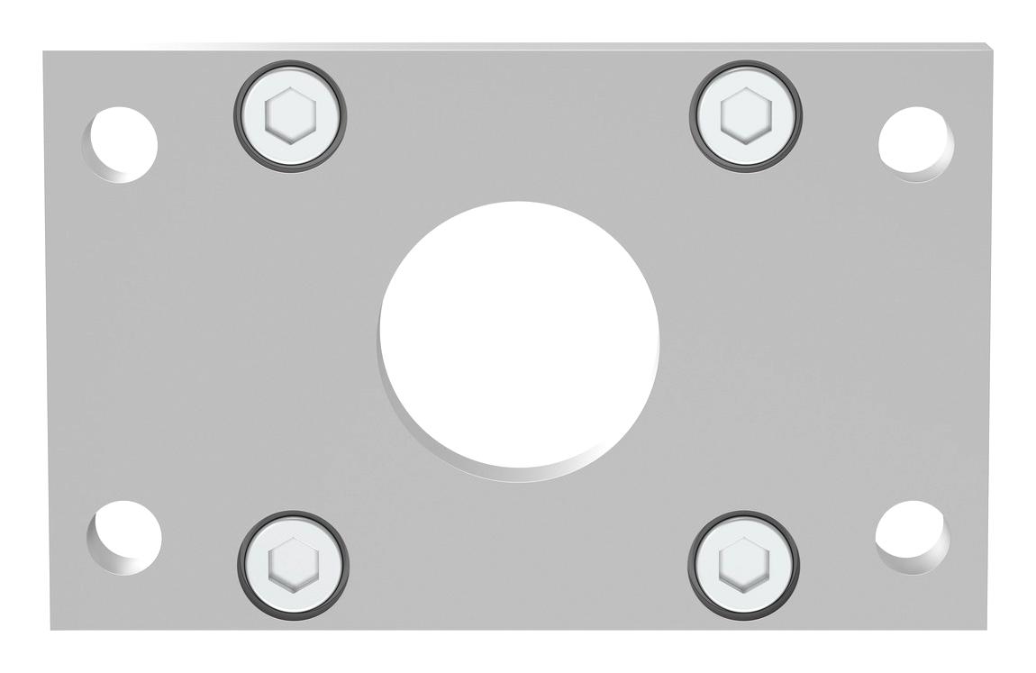 FNC-80 - Festo - FLANGE MOUNTING, 80MM, GALVANIZED STEEL | element14 Korea