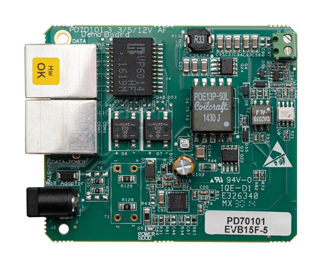 PD70101EVB15F-5 - Microchip - EVAL BOARD, POE, PD CONTROLLER | element14 Korea