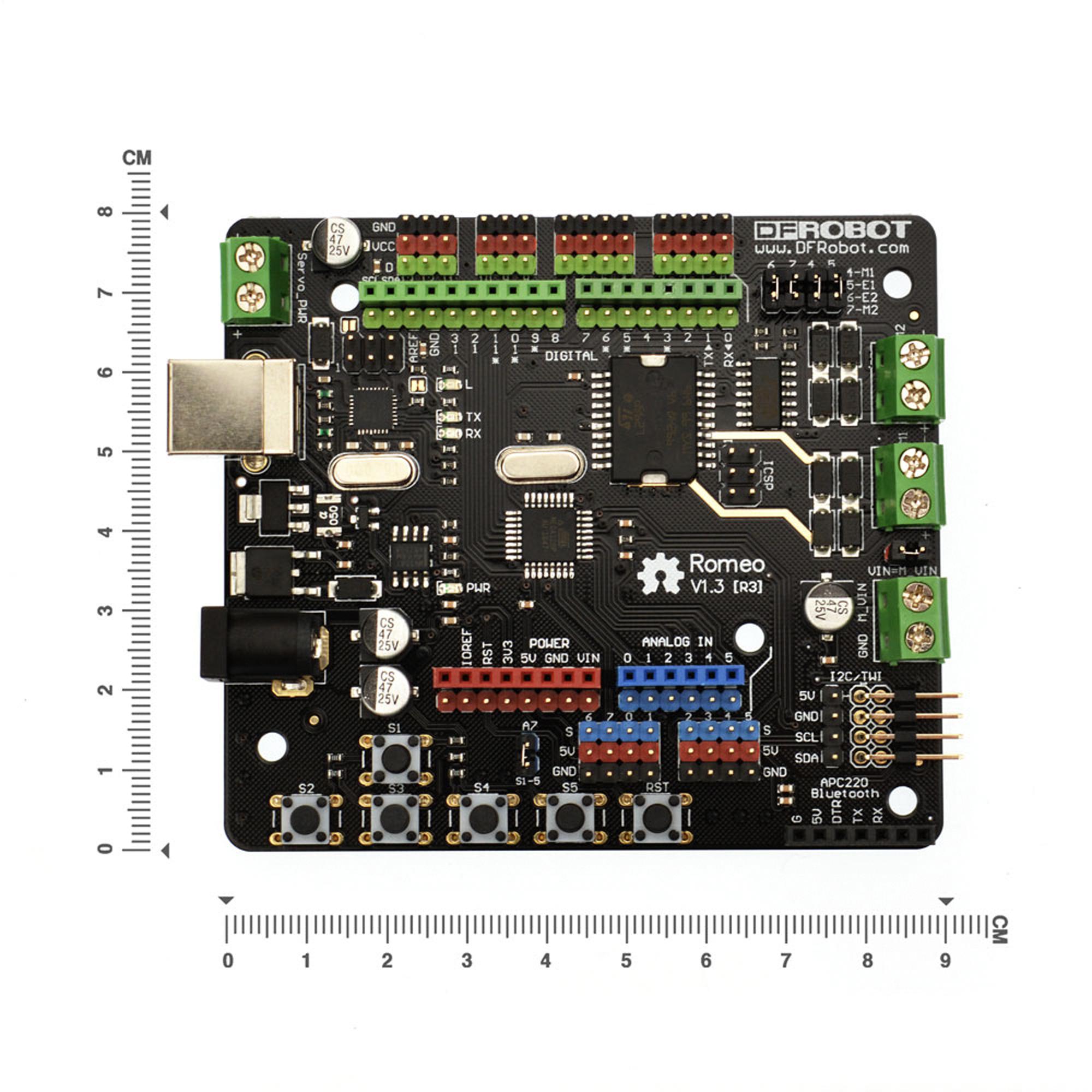 DFR0004 - Dfrobot - Evaluation Board, ATmega328, 8 bit megaAVR MCU | element14 Korea