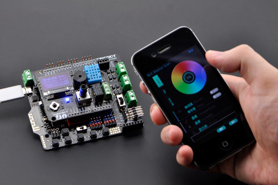 DFR0305 - Dfrobot - Evaluation Board, ATmega328, 8 bit megaAVR MCU | element14 Korea