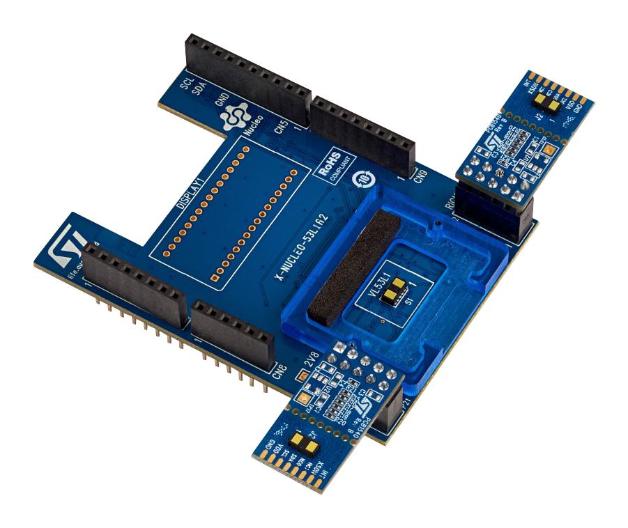 X-NUCLEO-53L1A2 - Stmicroelectronics - Expansion Board, VL53VL1, STM32 Nucleo Development Board ...