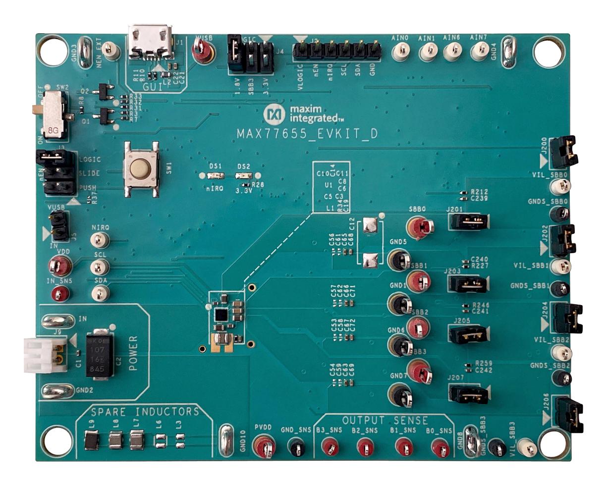 MAX77655EVKIT# - Analog Devices - Evaluation Kit, MAX77655AEWE+, Power Management | element14 Korea