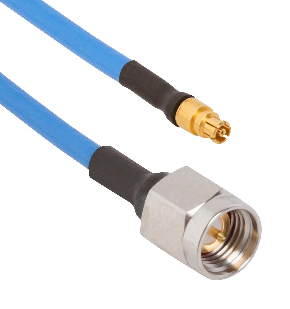 7032-7527 - Amphenol Sv Microwave - RF / Coaxial Cable Assembly, SMA Plug to SMPM Jack, T-Flex ...