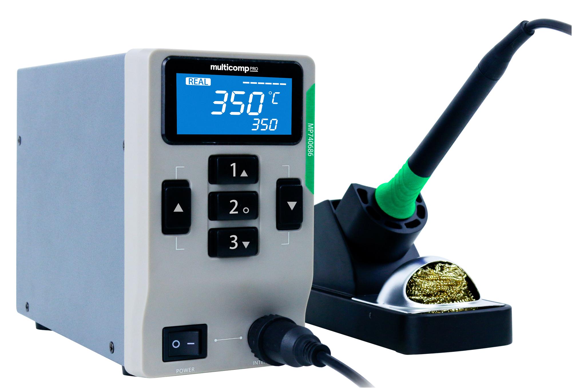 MP740686 EU - Multicomp Pro - Soldering Station, 65W, EU Plug ...