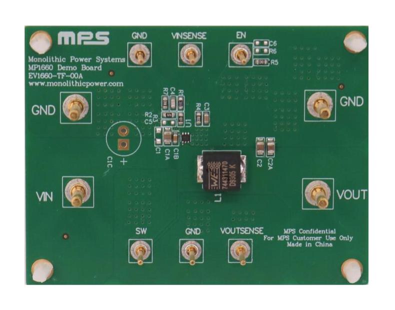 EV1660-TF-00A - Monolithic Power Systems (mps) - Evaluation Board, MP1660GTF, Power Management ...