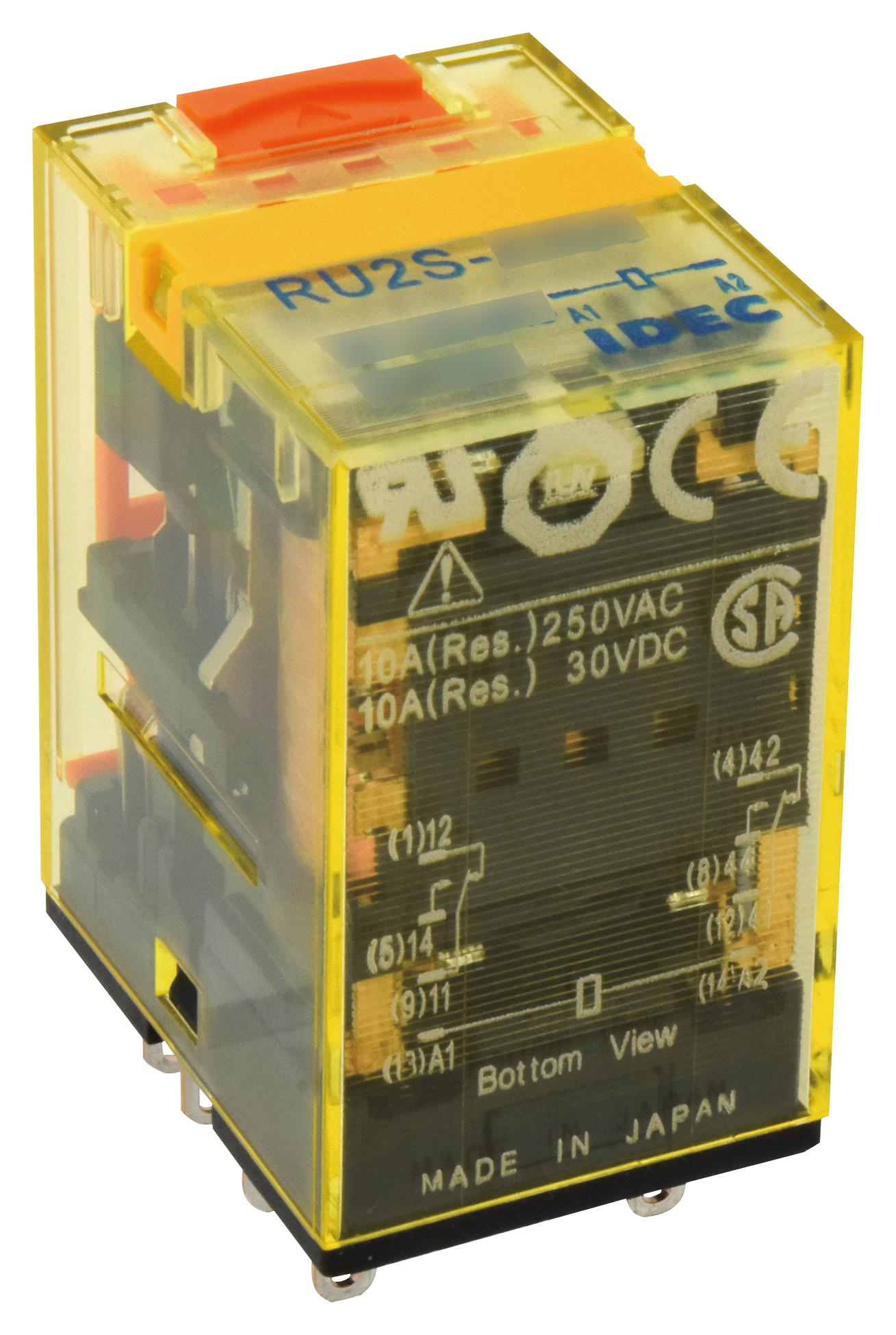 RU2S-A24 - Idec - Power Relay, DPDT, 24 VAC | element14 Korea