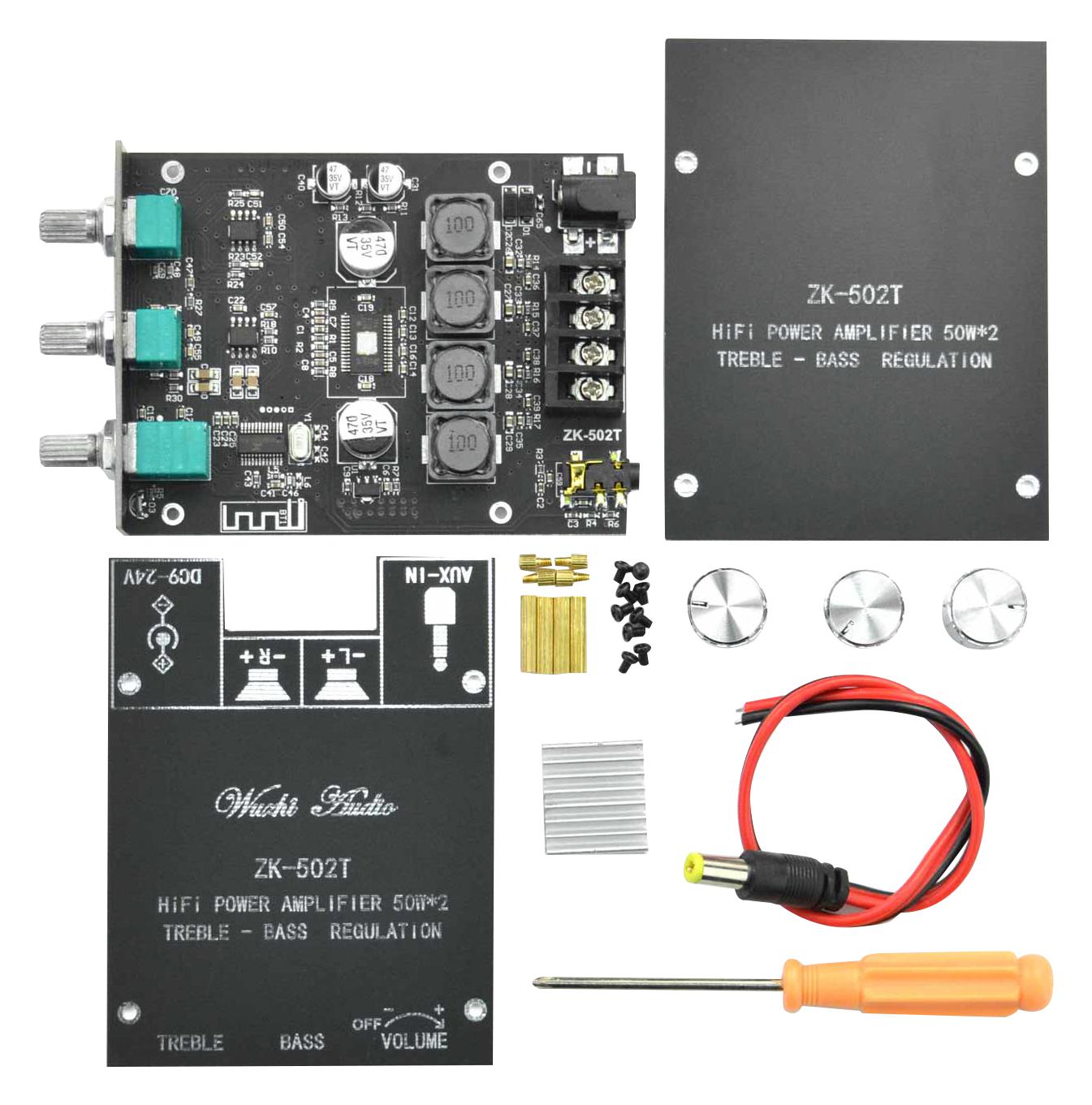 DFR0806 - Dfrobot - Evaluation Board, 2-Channel, Audio Amplifier ...