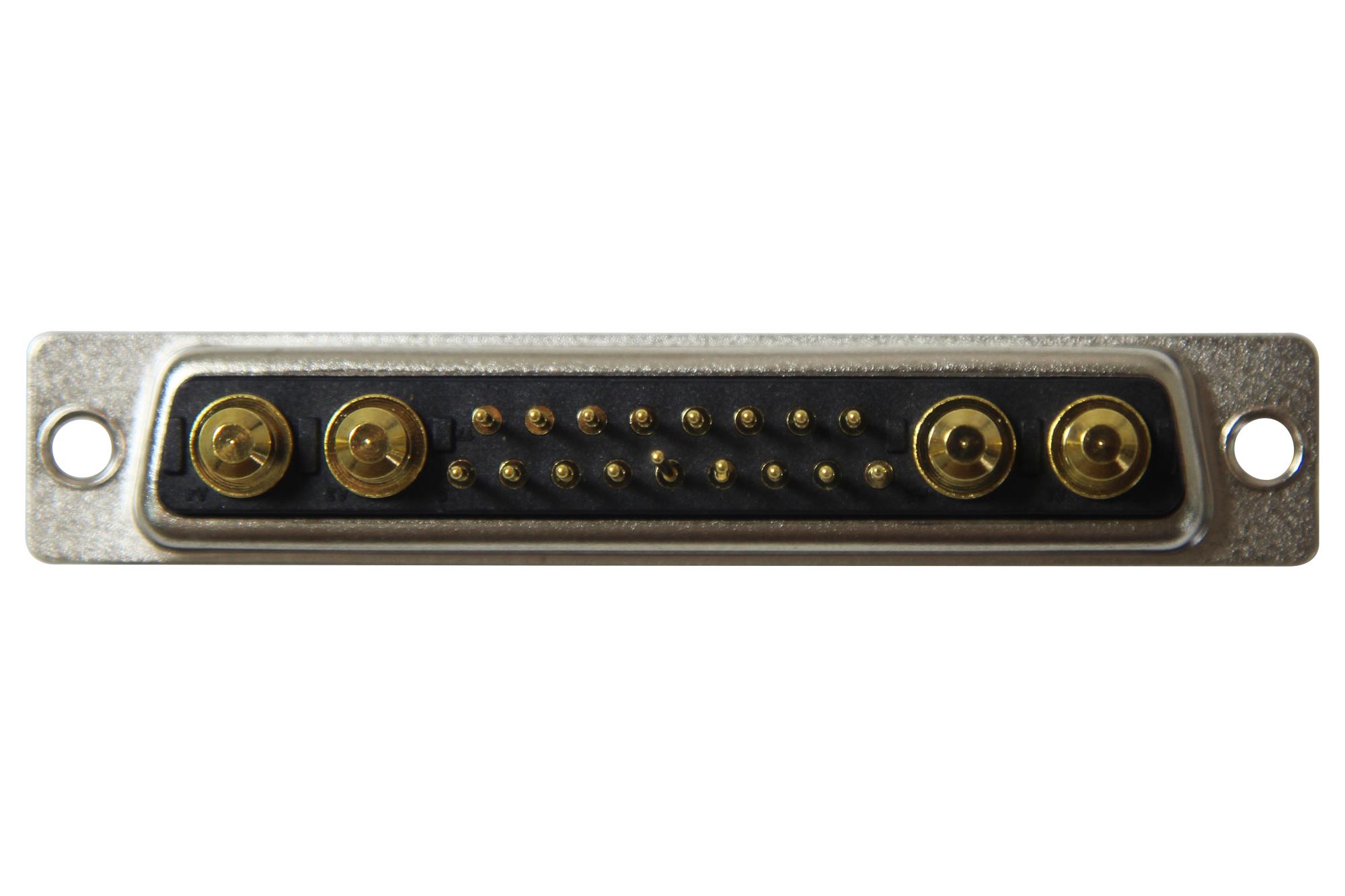 681M21WA4SL001 - Norcomp - Combination Layout D Sub Connector, Power-D 681M Series, DC-21WA4 ...
