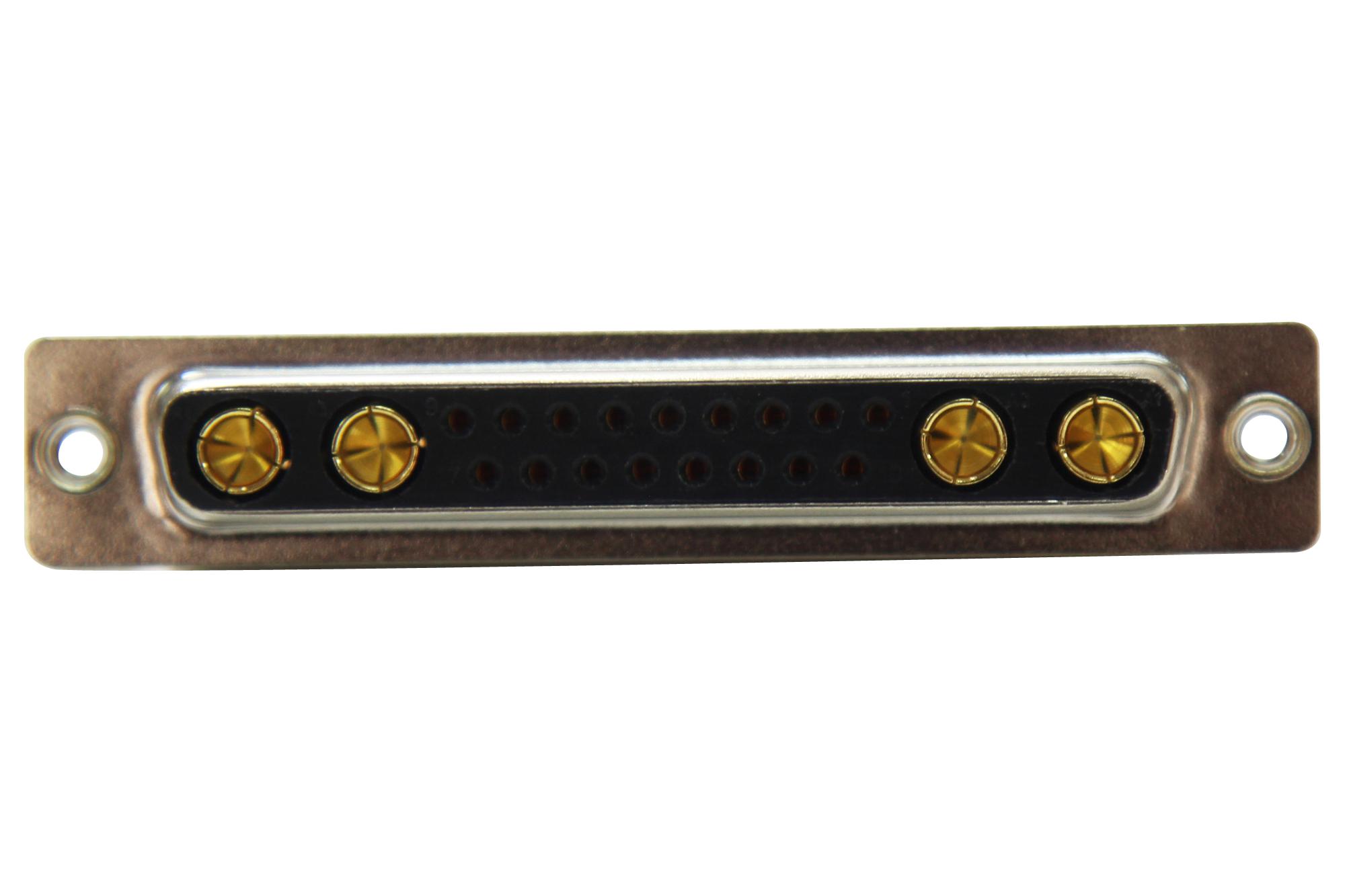 680M21WA4SL411 - Norcomp - Combination Layout D Sub Connector, Power-D 680M Series, DC-21WA4 ...