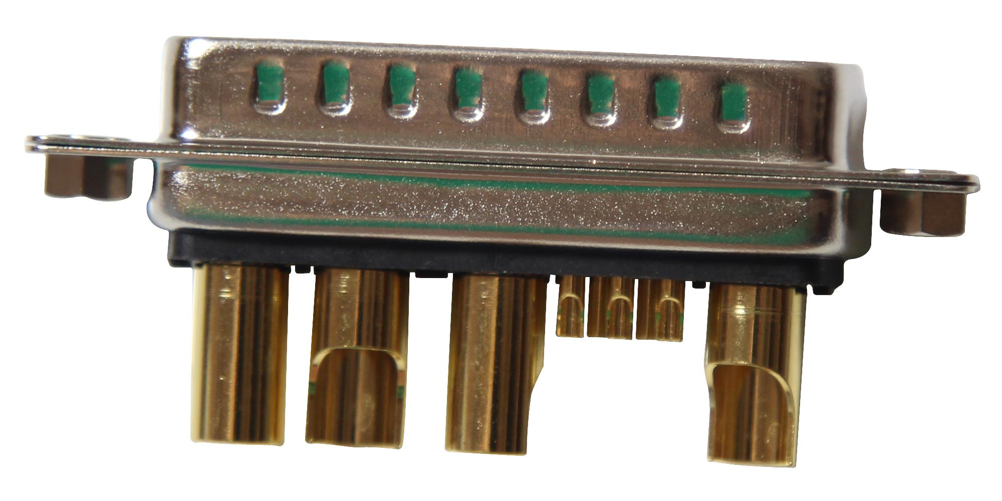 680M9W4103L411 - Norcomp - Combination Layout D Sub Connector, Power-D 680M Series, DB-9W4 ...