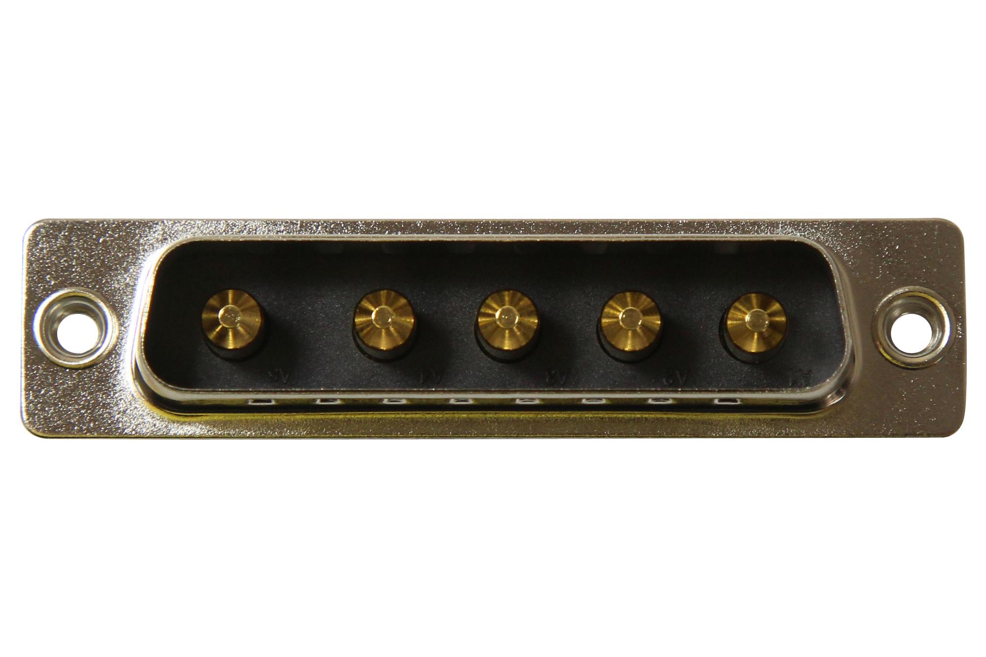 681M5W5103L011 - Norcomp - Combination Layout D Sub Connector, Power-D 681M Series, DB-5W5 ...