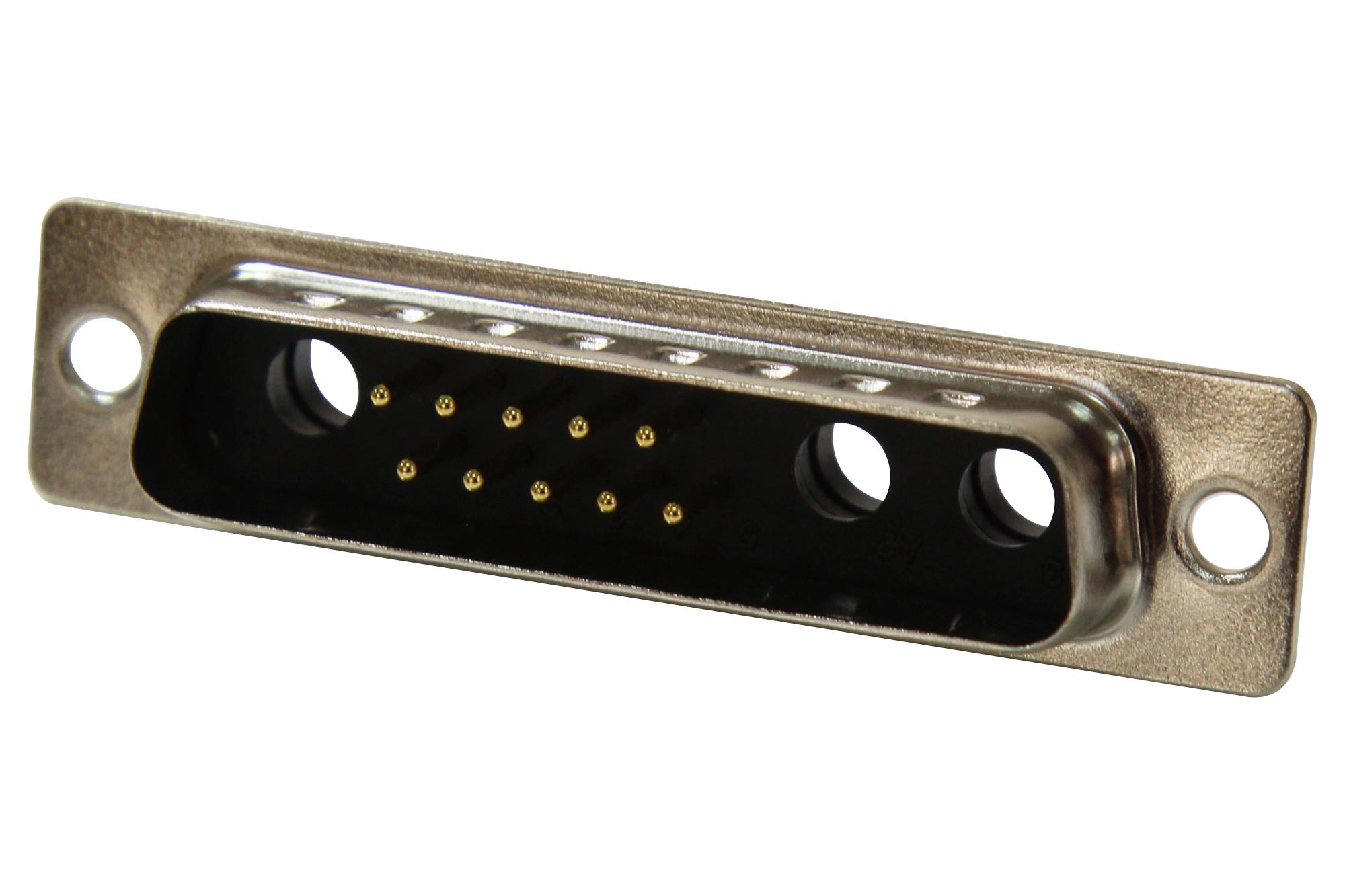 682M13W3103L001 - Norcomp - Combination Layout D Sub Connector, Power-D 682M Series, DB-13W3 ...