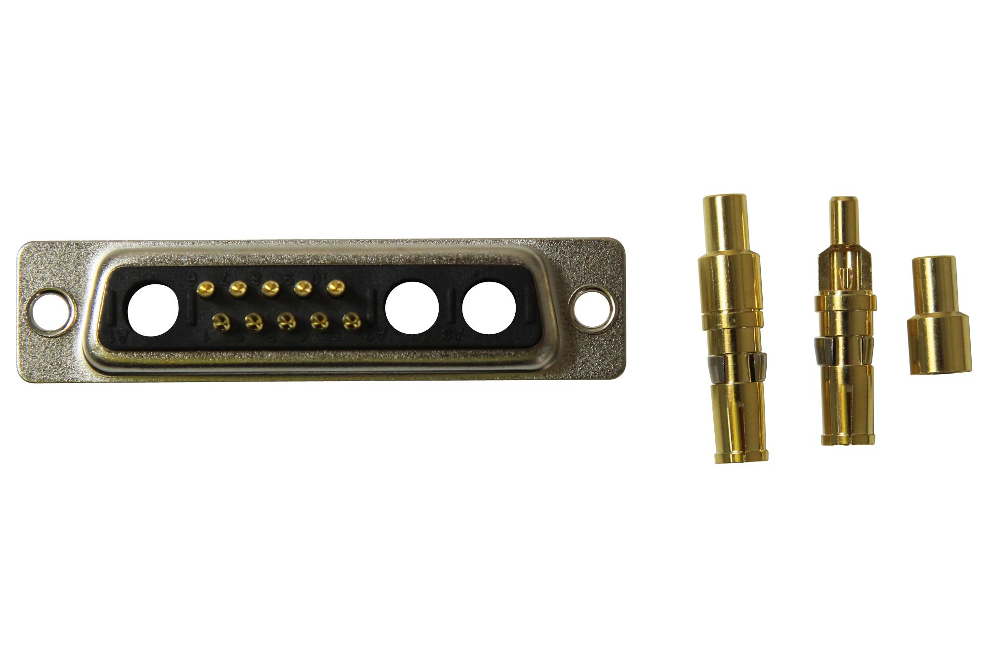 682M13W3203L001 - Norcomp - Combination Layout D Sub Connector, Power-D 682M Series, DB-13W3 ...