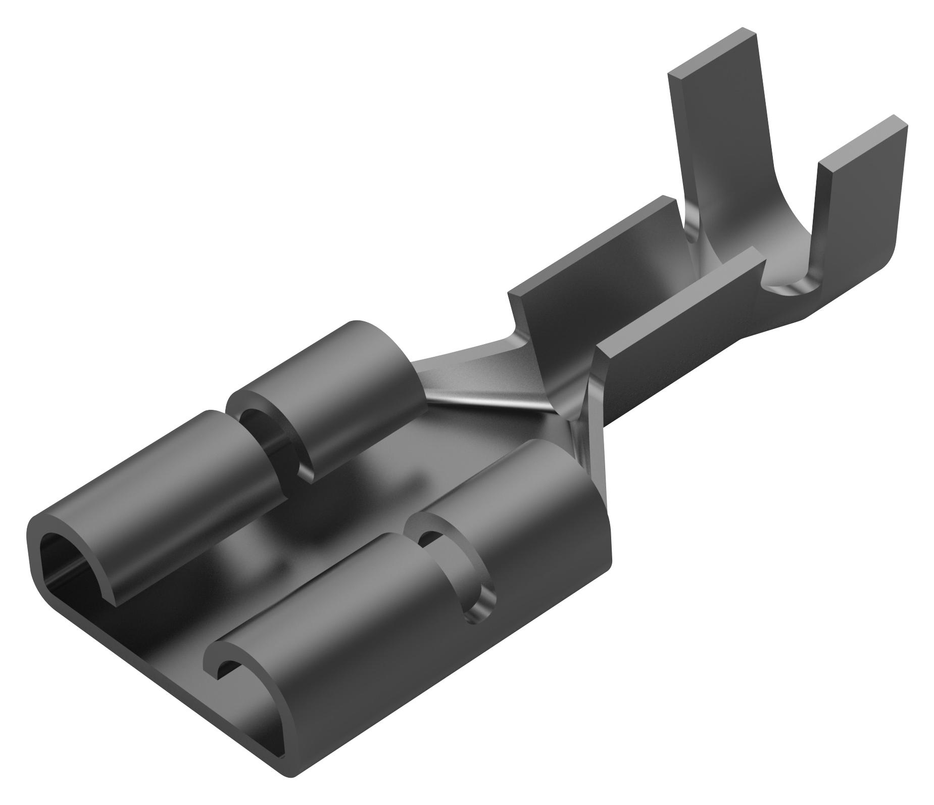 737439-2 - Amp - Te Connectivity - Quick Disconnect Terminal, FASTON 250, Female Quick ...