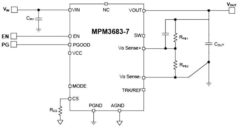 MPM3683GQN-7 - Monolithic Power Systems (mps) - DC-DC Switching Synchronous Step-Down Regulator ...