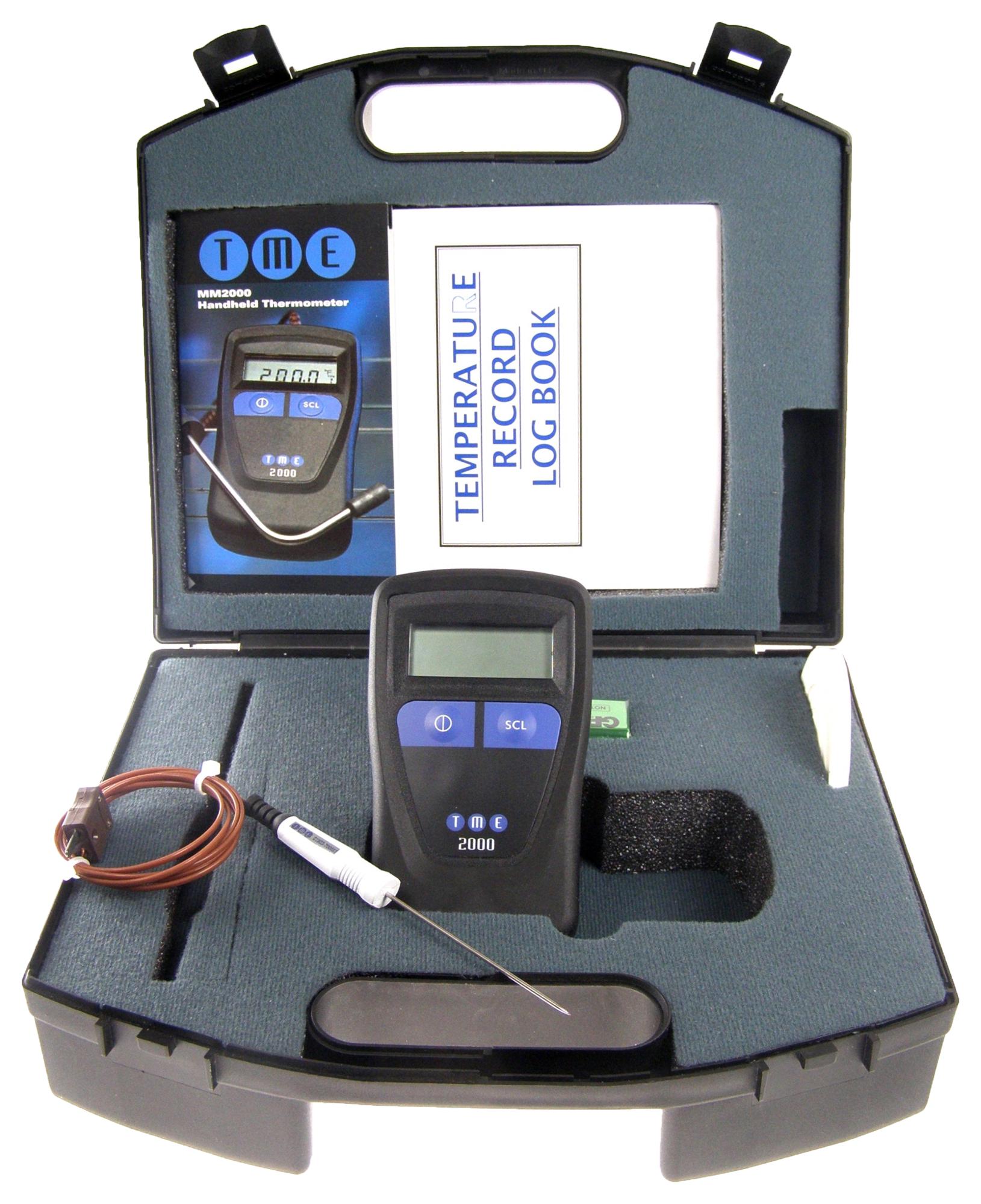 SVK1 - Tme - Temperature Test Kit, MM2000 Thermometer, Probe ...