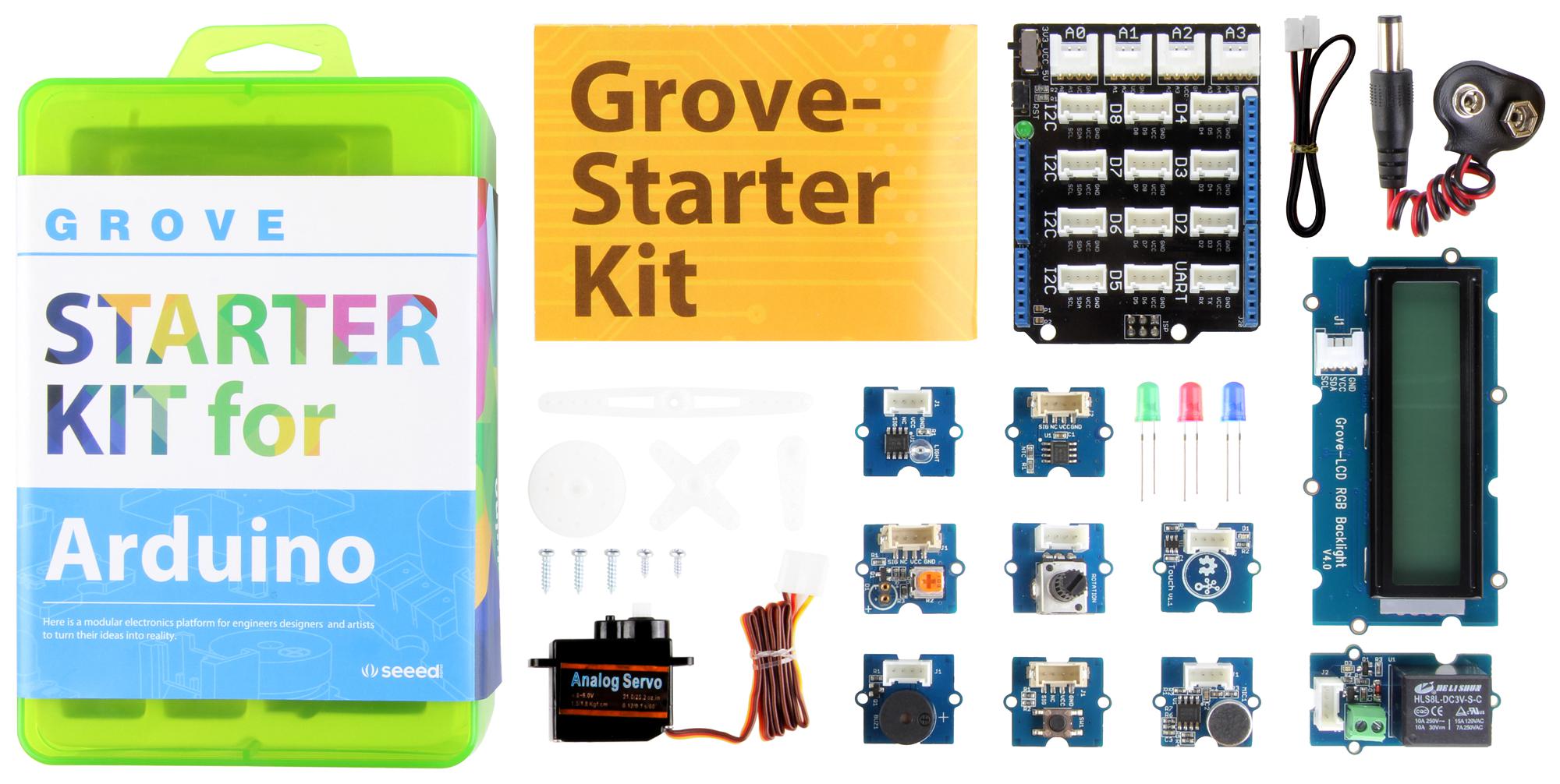110060024 - Seeed Studio - GROVE - STARTER KIT FOR ARDUINO | element14 ... 110060024 - Seeed Studio - GROVE - STARTER KIT FOR ARDUINO | element14 ...