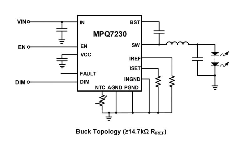 MPQ7230GLE-AEC1-P - Monolithic Power Systems (mps) - LED Driver, Synchronous Buck-Boost ...
