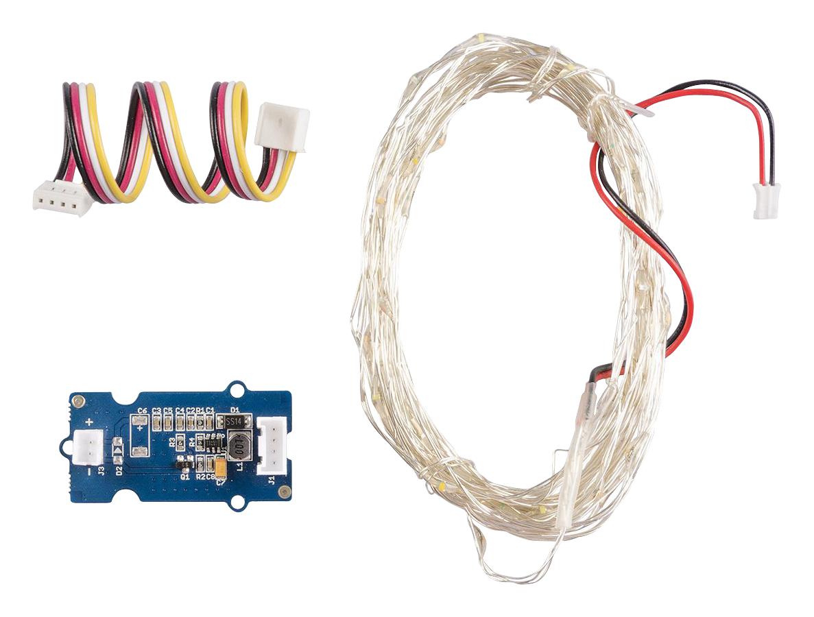 104020005 - Seeed Studio - LED String Light Board, with Cable, 50 RGB LED | element14 Korea