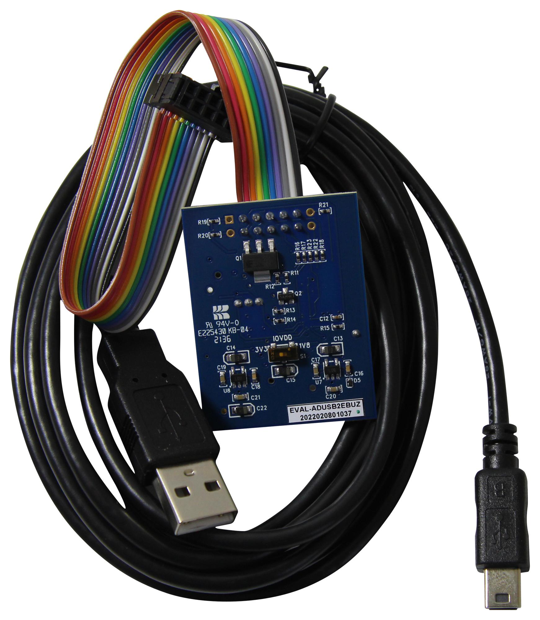 EVAL-ADUSB2EBUZ - Analog Devices - USB Interface Board, USB-to-I2C/SPI Conversion, Sigma Studio ...