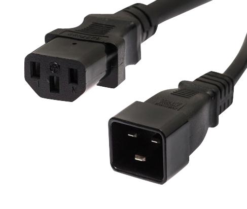 PPA00007-06F.. - L-com - Mains Power Cord, IEC 60320 C13 to IEC 60320 ...