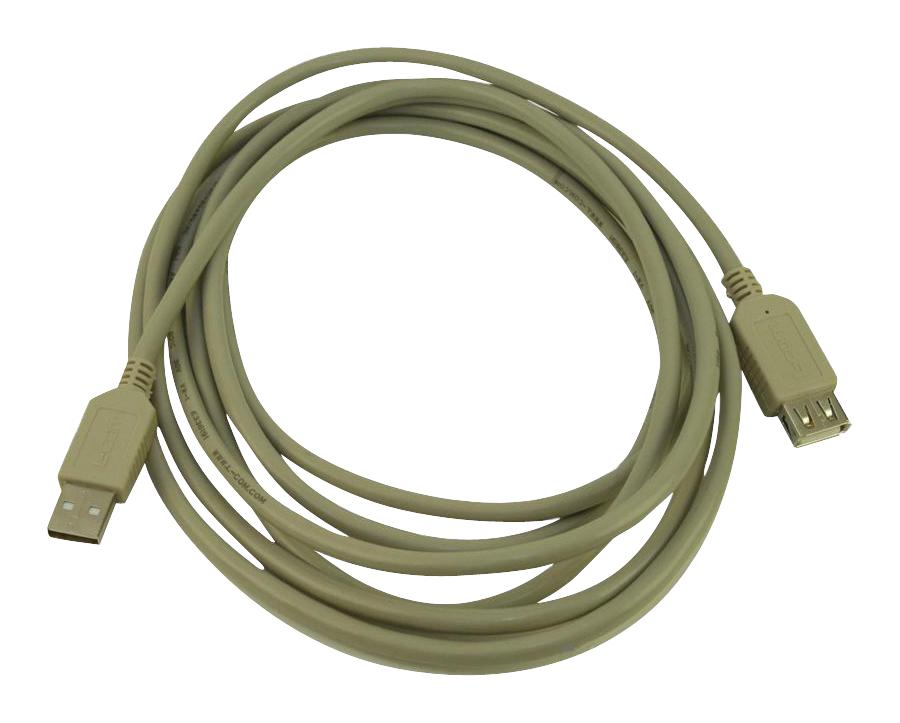 CSMUAX-2M - L-com - USB Cable, Type A Plug to Type A Receptacle, 2 m ...