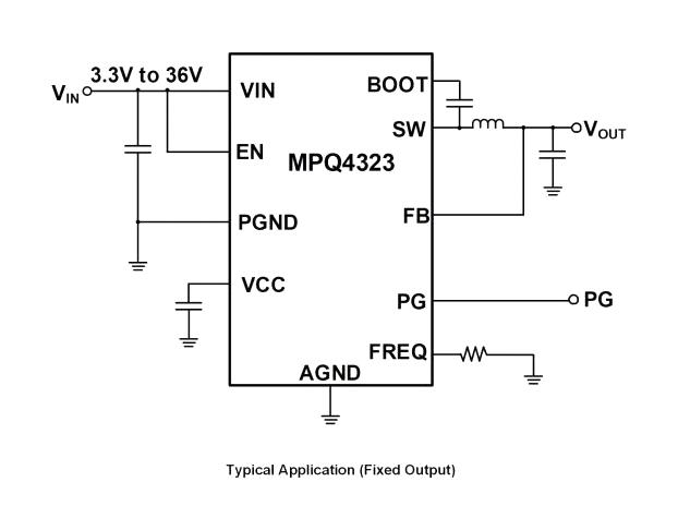 MPQ4323GDE-AEC1-P - Monolithic Power Systems (mps) - DC-DC Switching Synchronous Step-Down ...