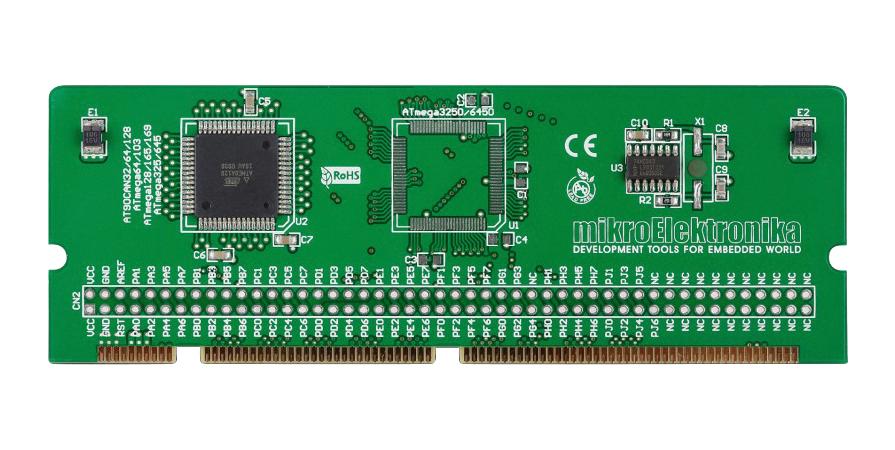 MIKROE-457 - Mikroelektronika - Add-On Board, MikroE MCU Card, ATmega128 MCU | element14 Korea
