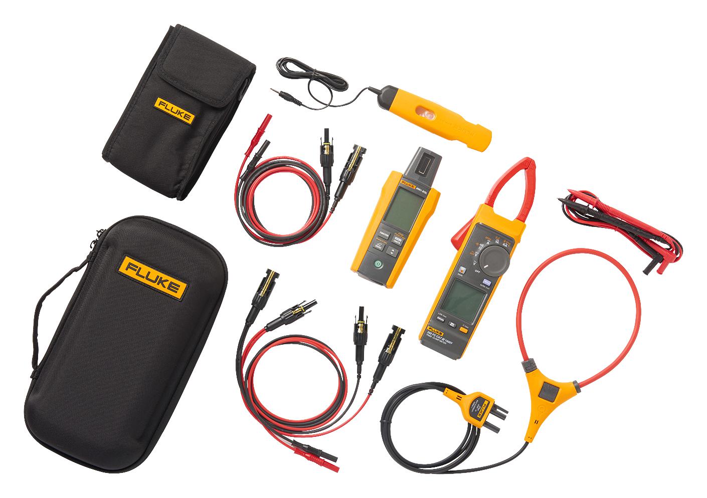 FLUKE -393-IRR-PVLEAD - Fluke - CLAMP METER, TRUE-RMS, 1500 VDC ...