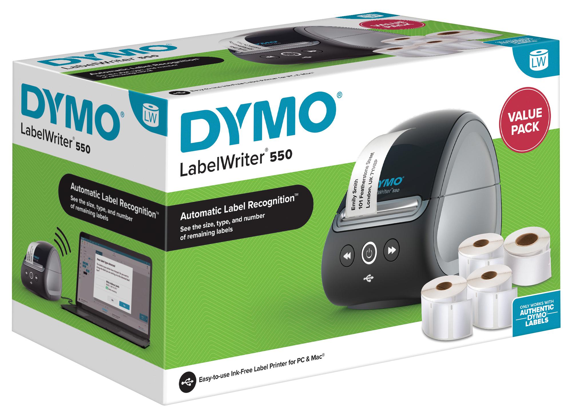 2147592 - Dymo - Label Printer Kit, 550 Value Pack, LabelWriter Series | element14 Korea