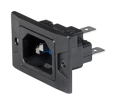 3-137-752 - Schurter - IEC Power Connector, Black, IEC C18 Inlet ...